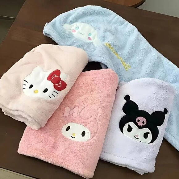 Hair | Hello Kitty Friends Hair Drying Turban You Choose | Poshmark